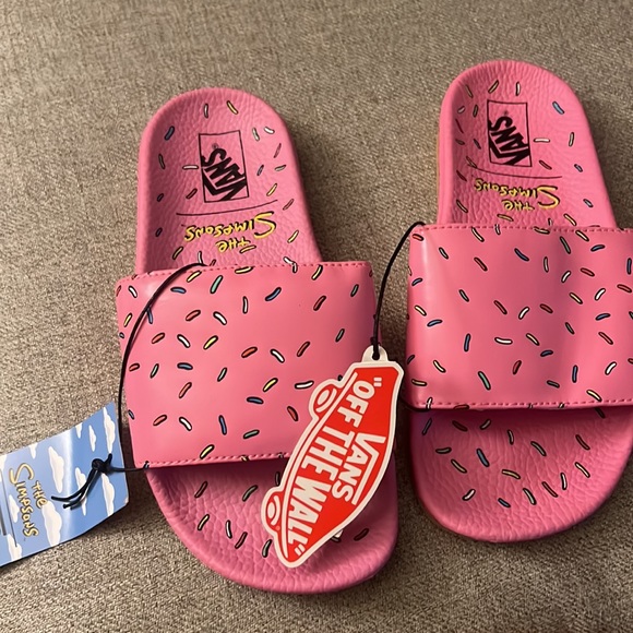 Vans | Shoes | Brand New Limited Edition The Simpson Vans Slides | Poshmark